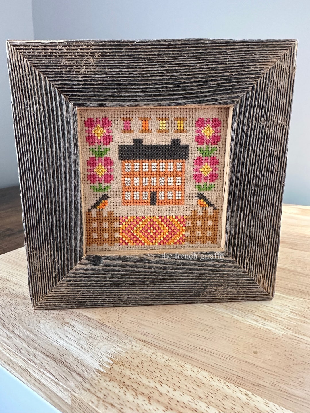 4x4 Around the World Quilt Saltbox Prim House Crossstitch Pattern ...