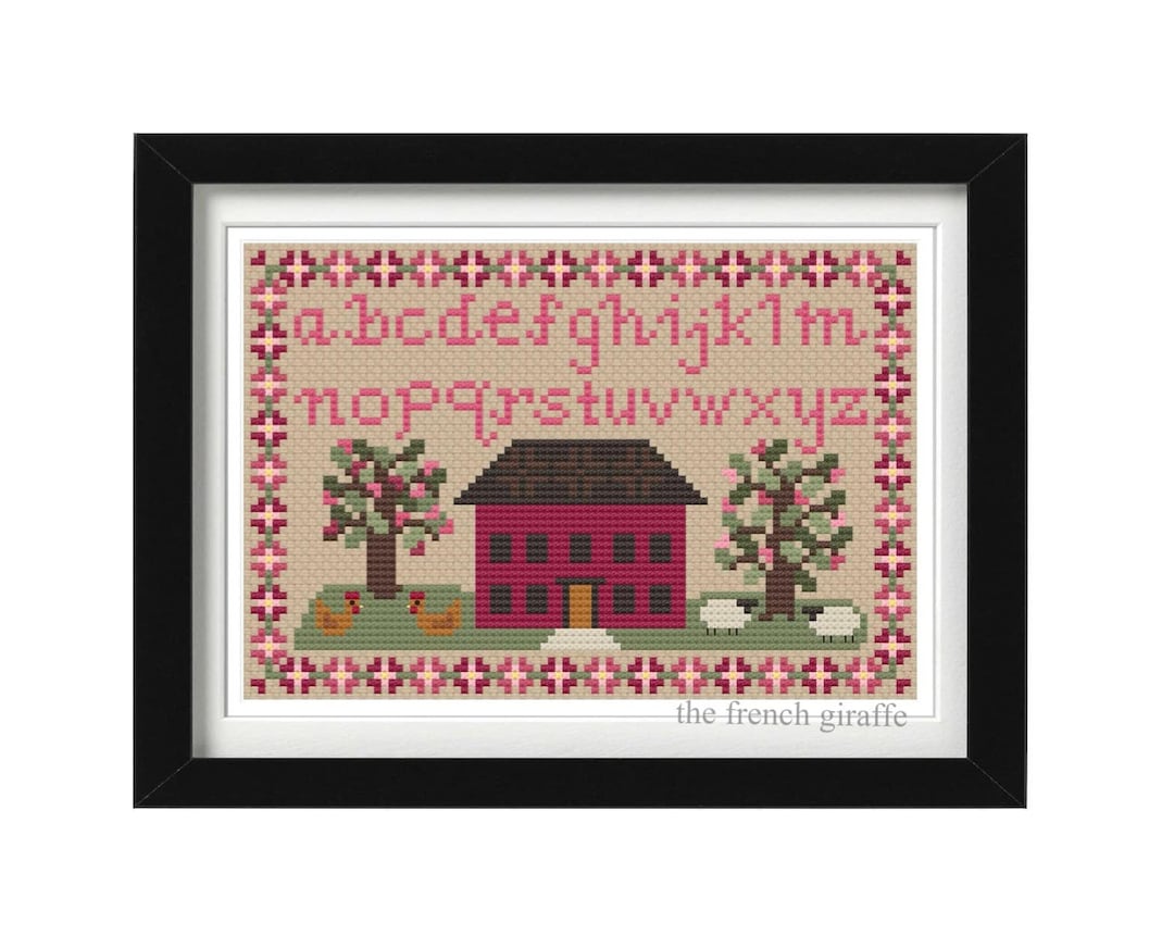 Mini Primrose Sampler February Crossstitch Pattern Instant Download PDF ...