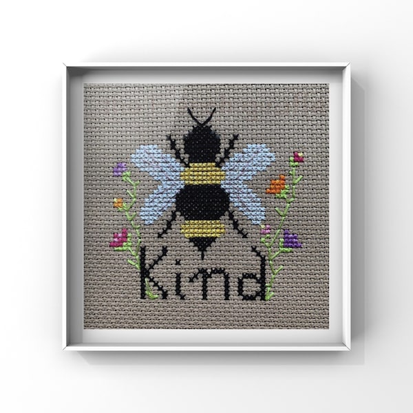 Bee Cross Stitch - Etsy