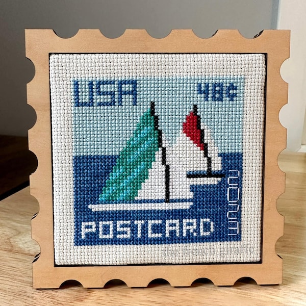 Postcard Stamp - Etsy