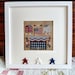 4x4 Flying Geese Quilt Saltbox Prim House Crossstitch Pattern Instant ...