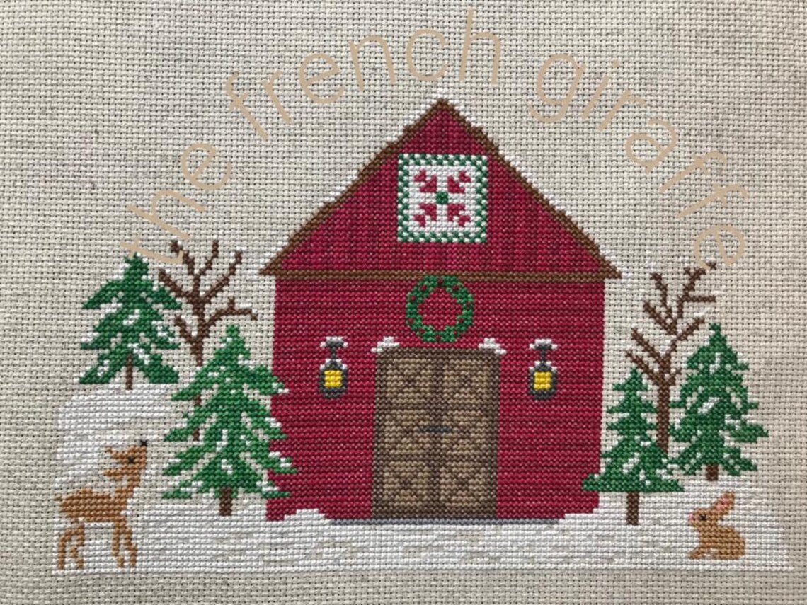 2018 Christmas Barn Cross Stitch Pattern Instant Download PDF | Etsy