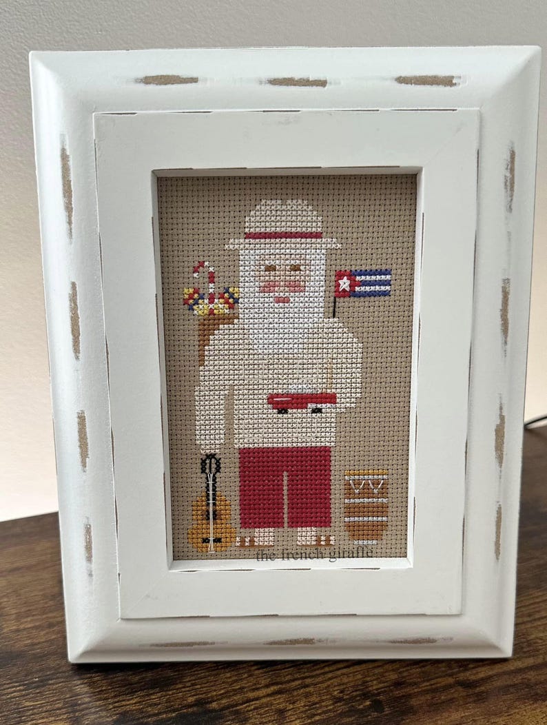 Cuban Santa Claus Cross Stitch Pattern: Nochebuena, Las Parrandas (PDF ...
