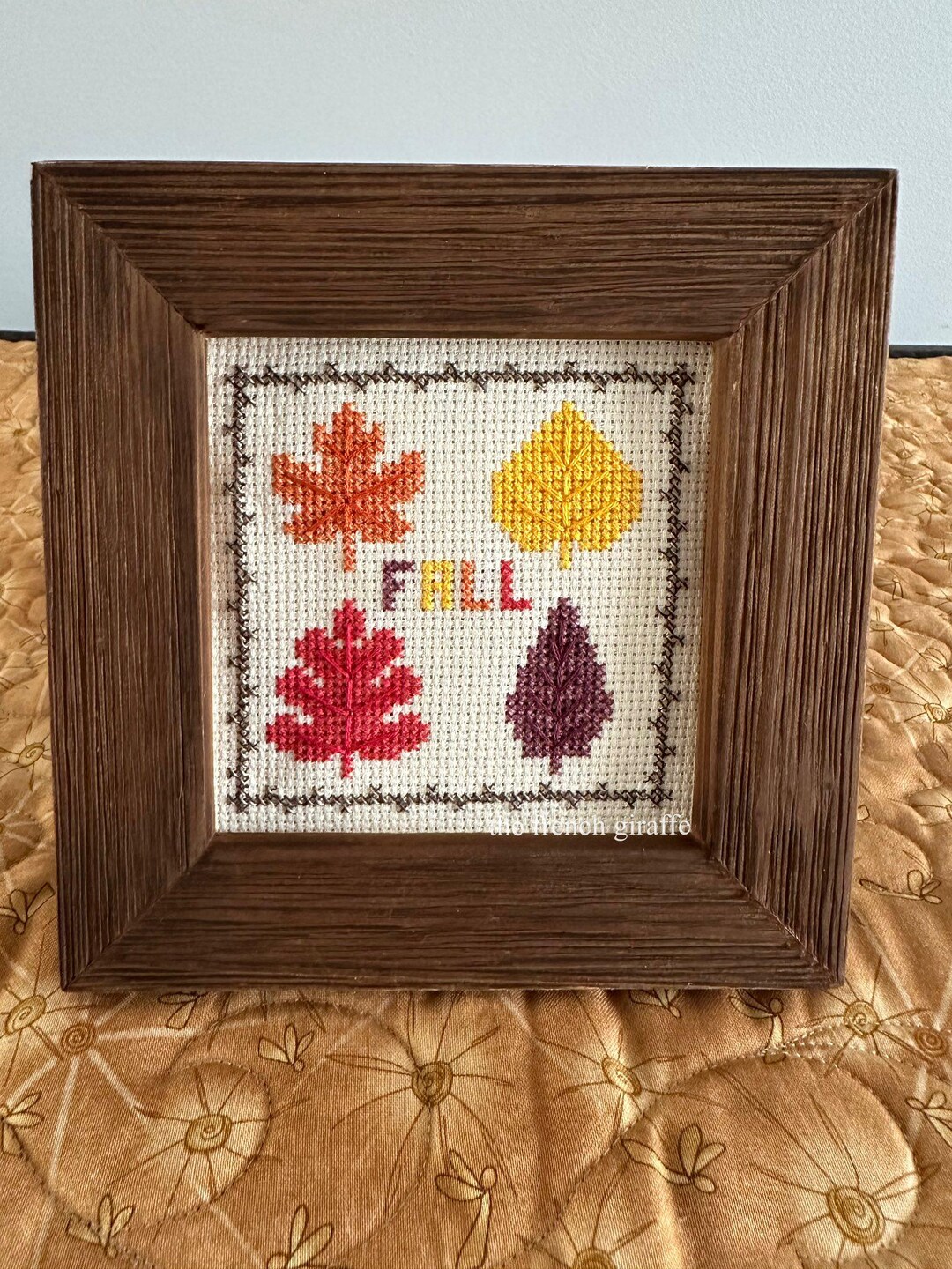 Autumn Leaves Cross Stitch Pattern: Maple, Oak, Beech (PDF Download) - Etsy
