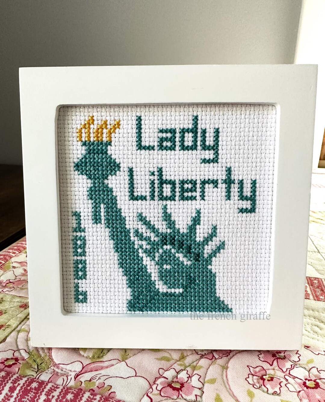 Lady Liberty Cross Stitch Pattern: Patriotic 4th of July (PDF Pattern ...