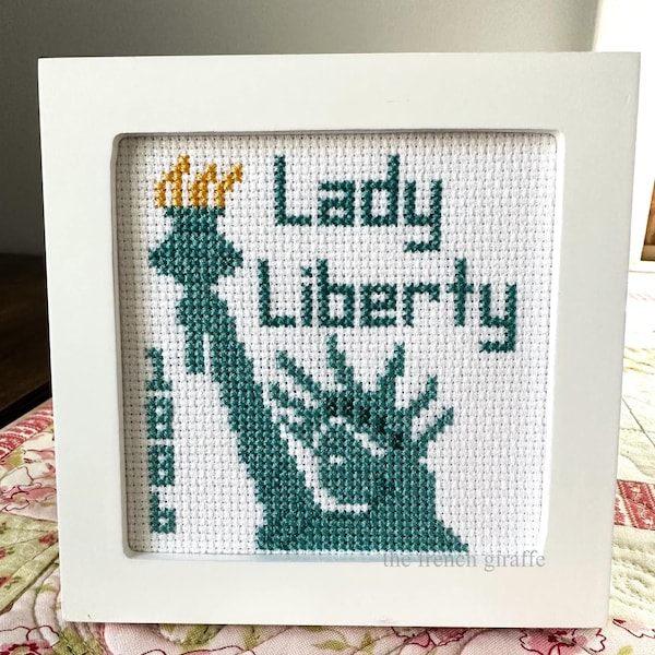 Lady Liberty Cross Stitch - Etsy