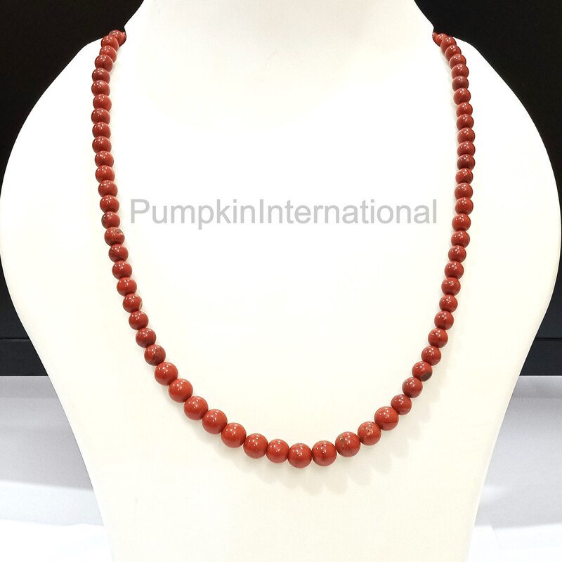 Round Bead Necklace - Etsy