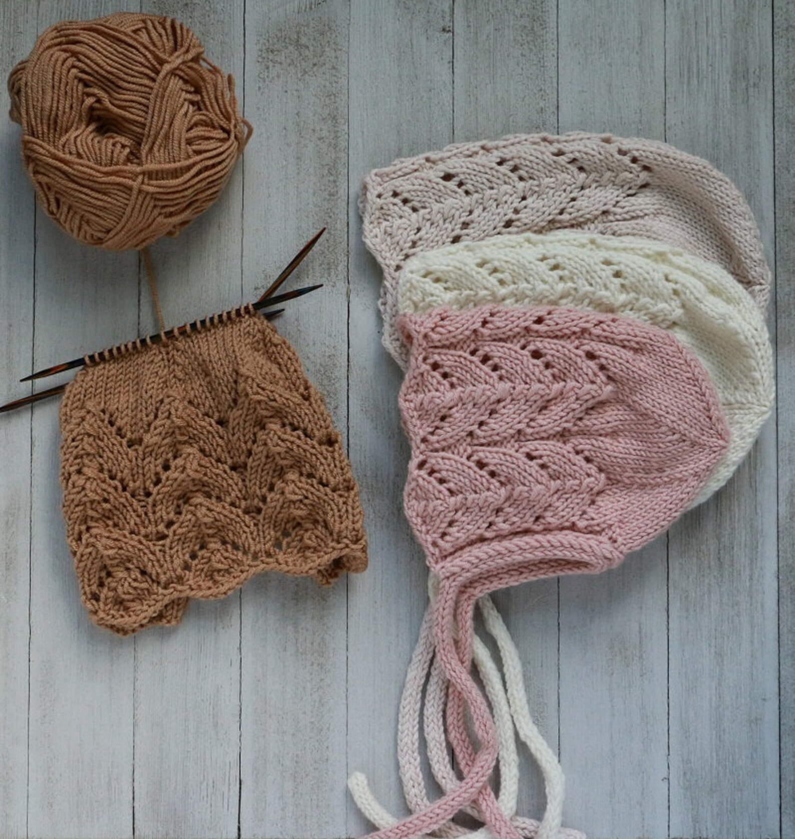 Pattern Baby Bonnet, Knit Hat Pattern, Knitting Patterns, Knit Hat ...