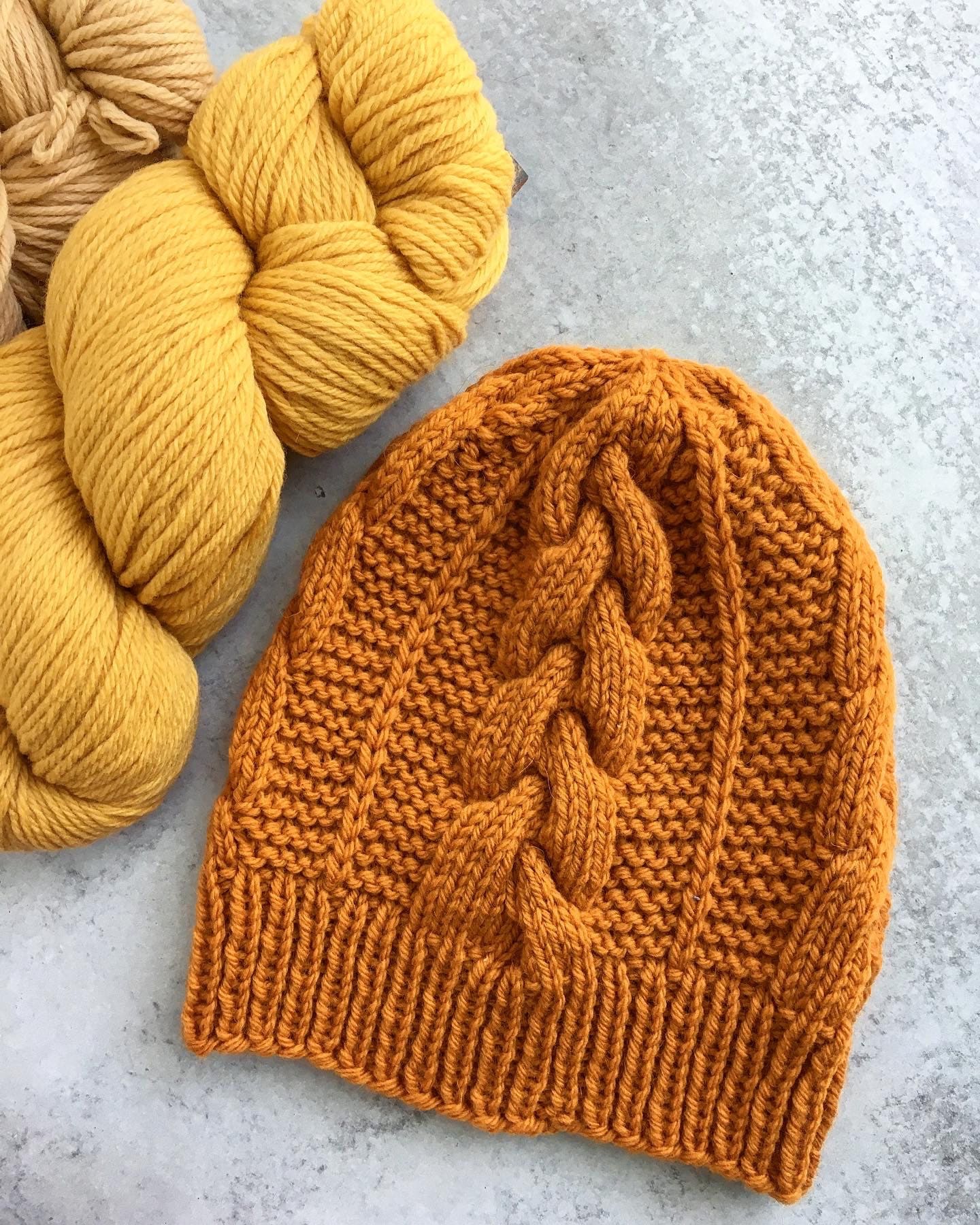 Knit Hat Pattern Knitting Patterns Knit Hat Pattern PDF | Etsy