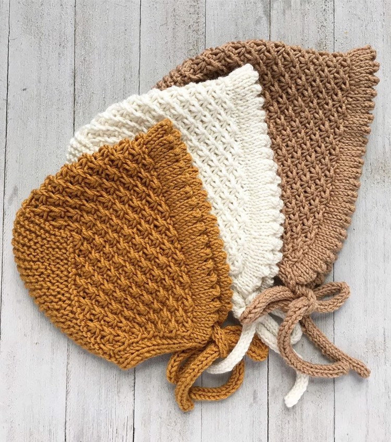 Pattern Baby Bonnet Knit Hat Pattern Knitting Patterns Knit | Etsy