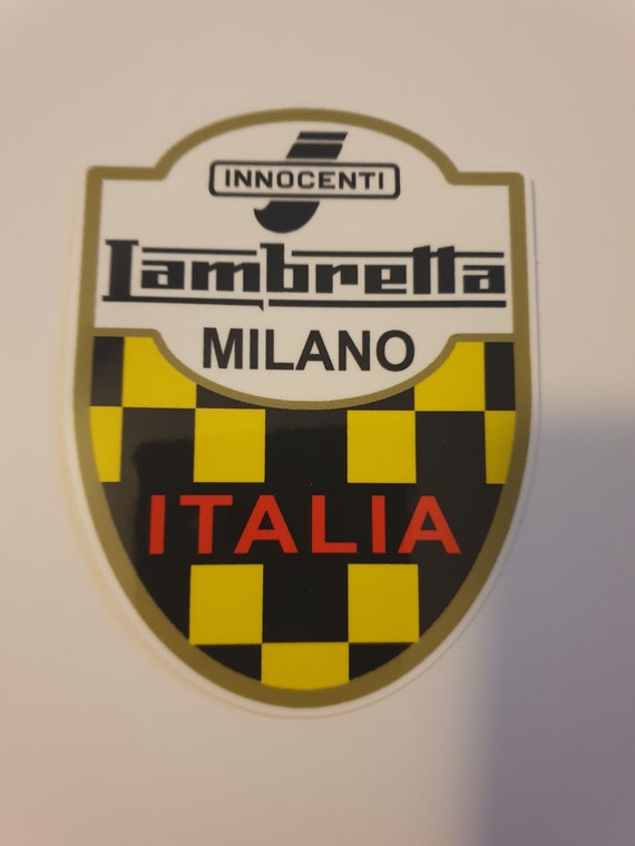 Innocenti Lambretta Milano Italia Shield Sticker - Etsy