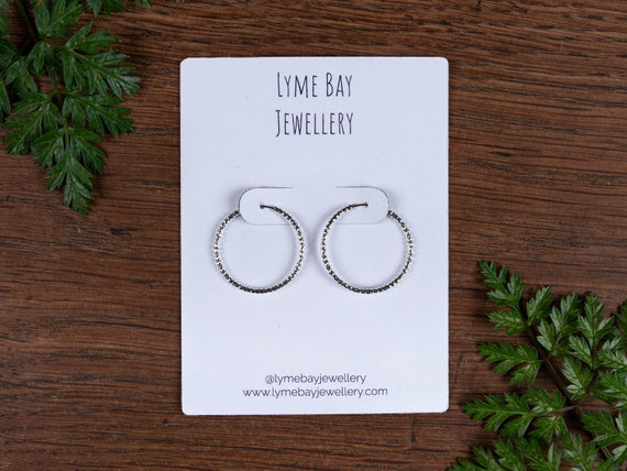 Custom Printed Hoop Earring Display Cards With Flaps & Holes | Etsy