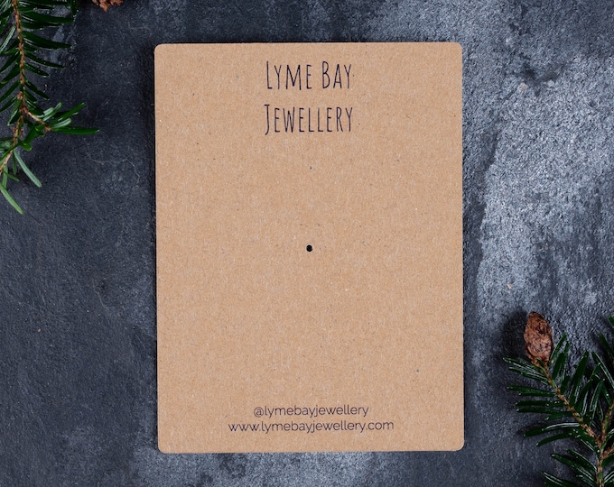 Custom Printed Kraft Pin Brooch Display Cards 10cm X 7.5cm / C. 4” X 3 ...