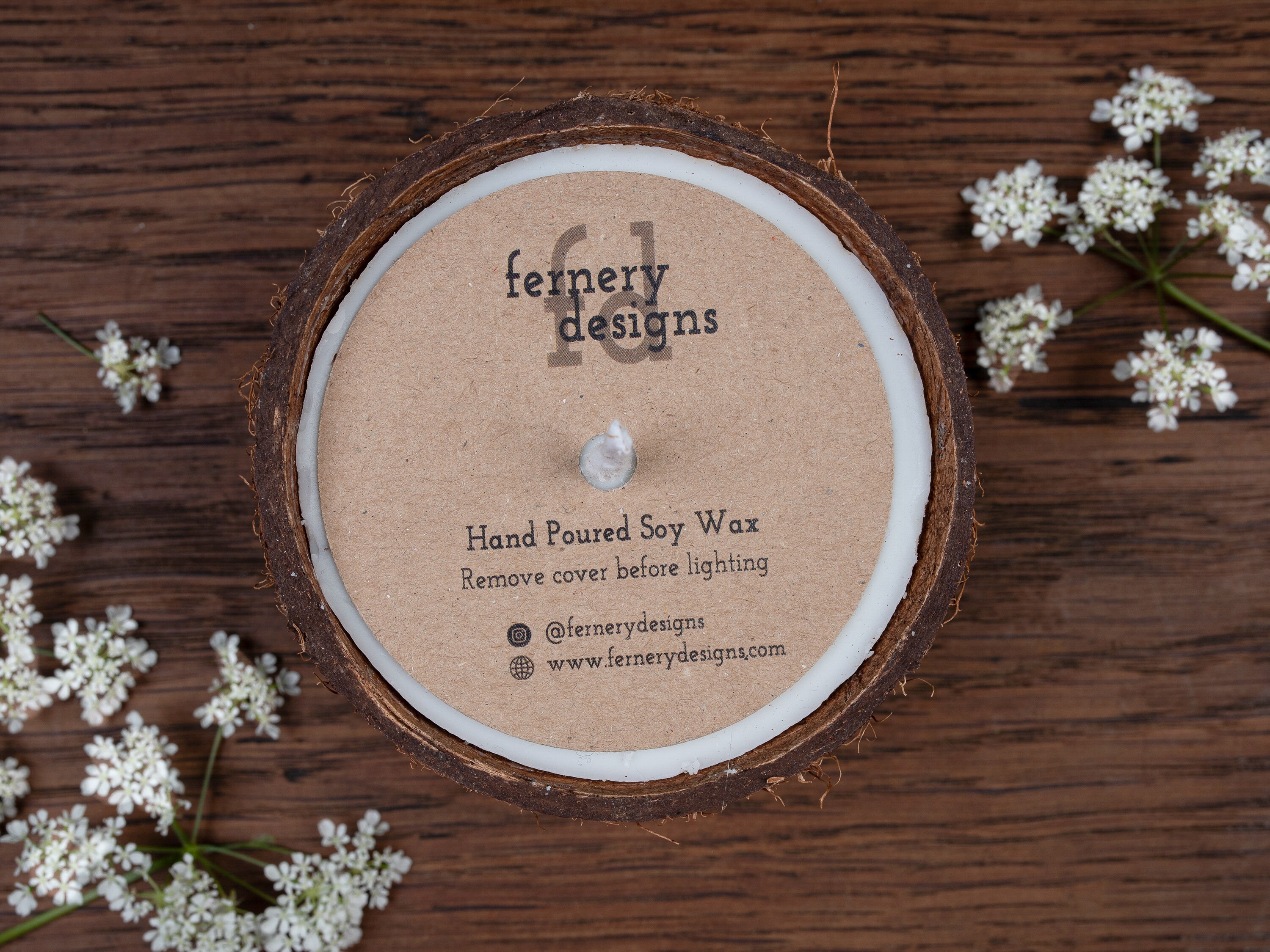 Custom Printed Kraft Candle Dust Covers for Cotton Wick | Etsy