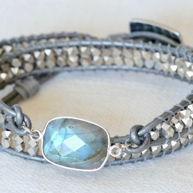 Silver Wrap Bracelet - Etsy
