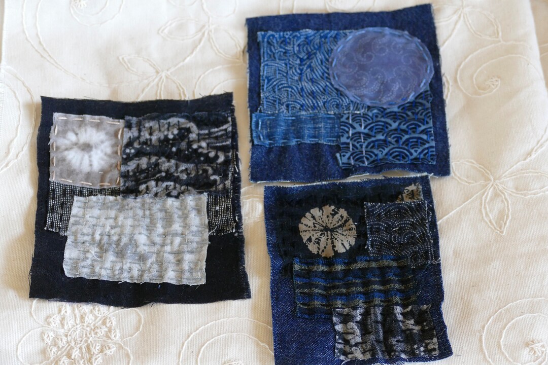 Boro Patch, Japanese Patch, Artisan Mending Patch, Embroidered Patch ...