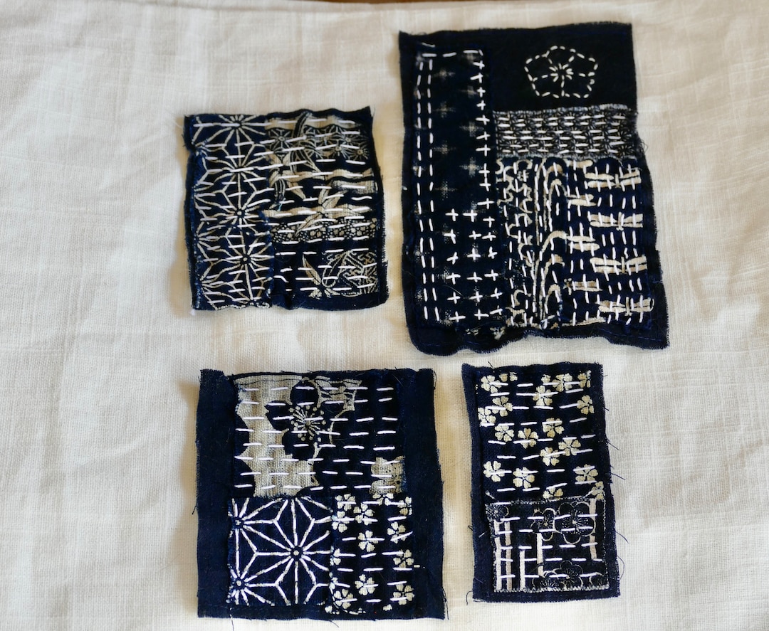 Japanese Boro Patch: Sashiko Embroidery, Visible Mending, Patches for ...
