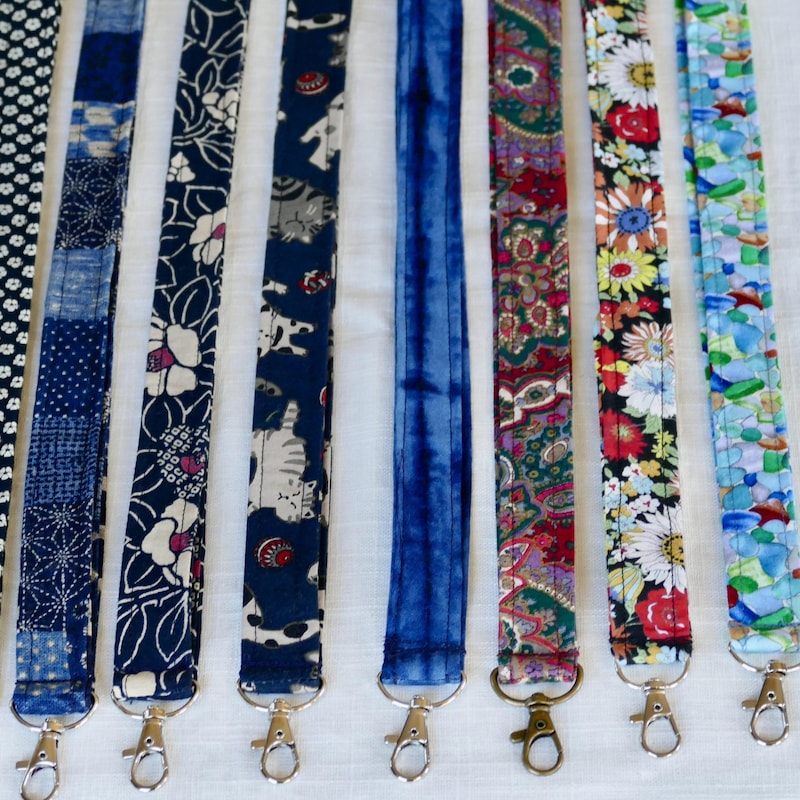 Fabric Lanyard Patchwork - Etsy