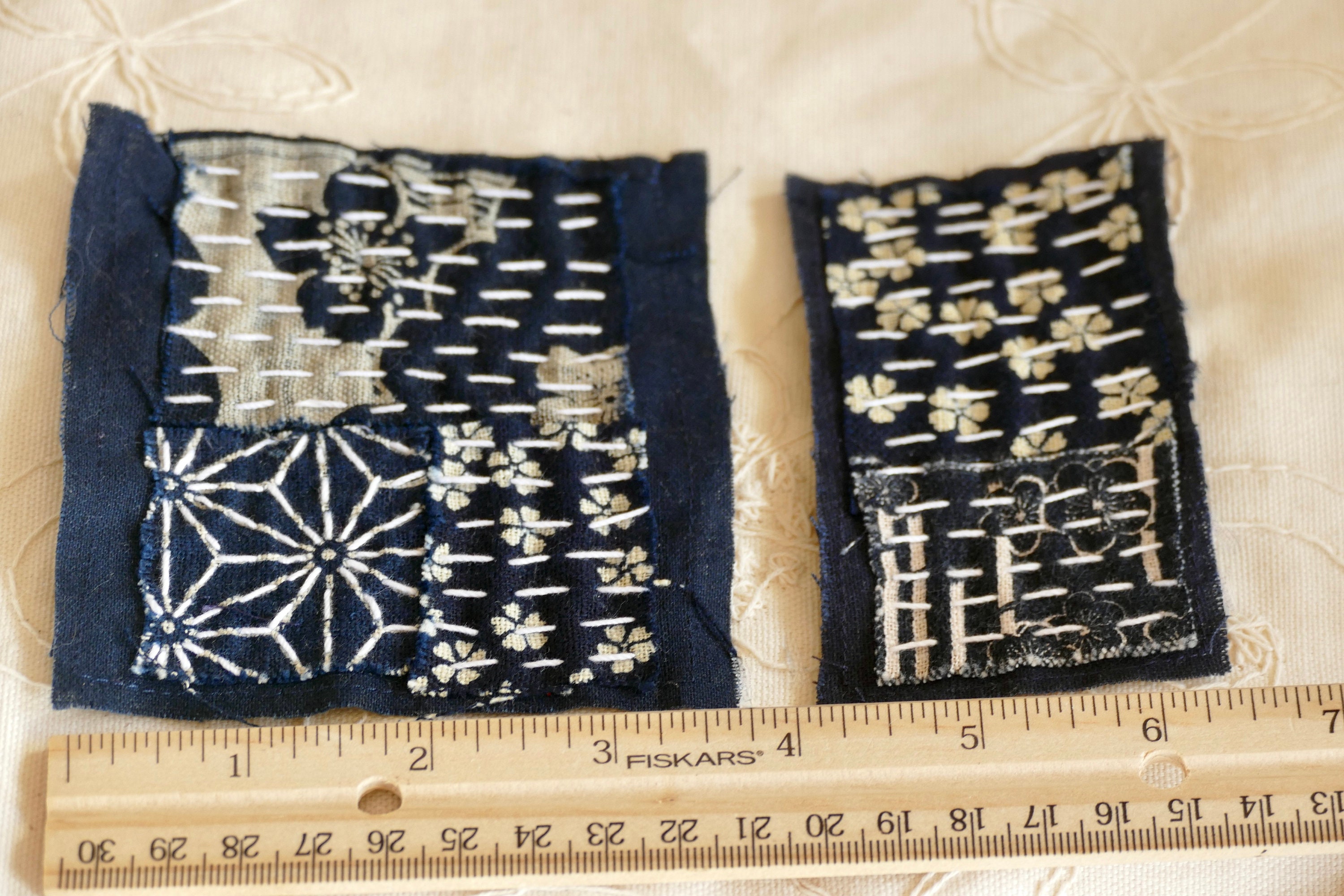 Japanese Boro Patch: Sashiko Embroidery, Visible Mending, Patches for ...