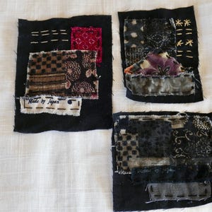 Handmade Boro Patch: Japanese Sashiko Embroidery Fabric - Etsy