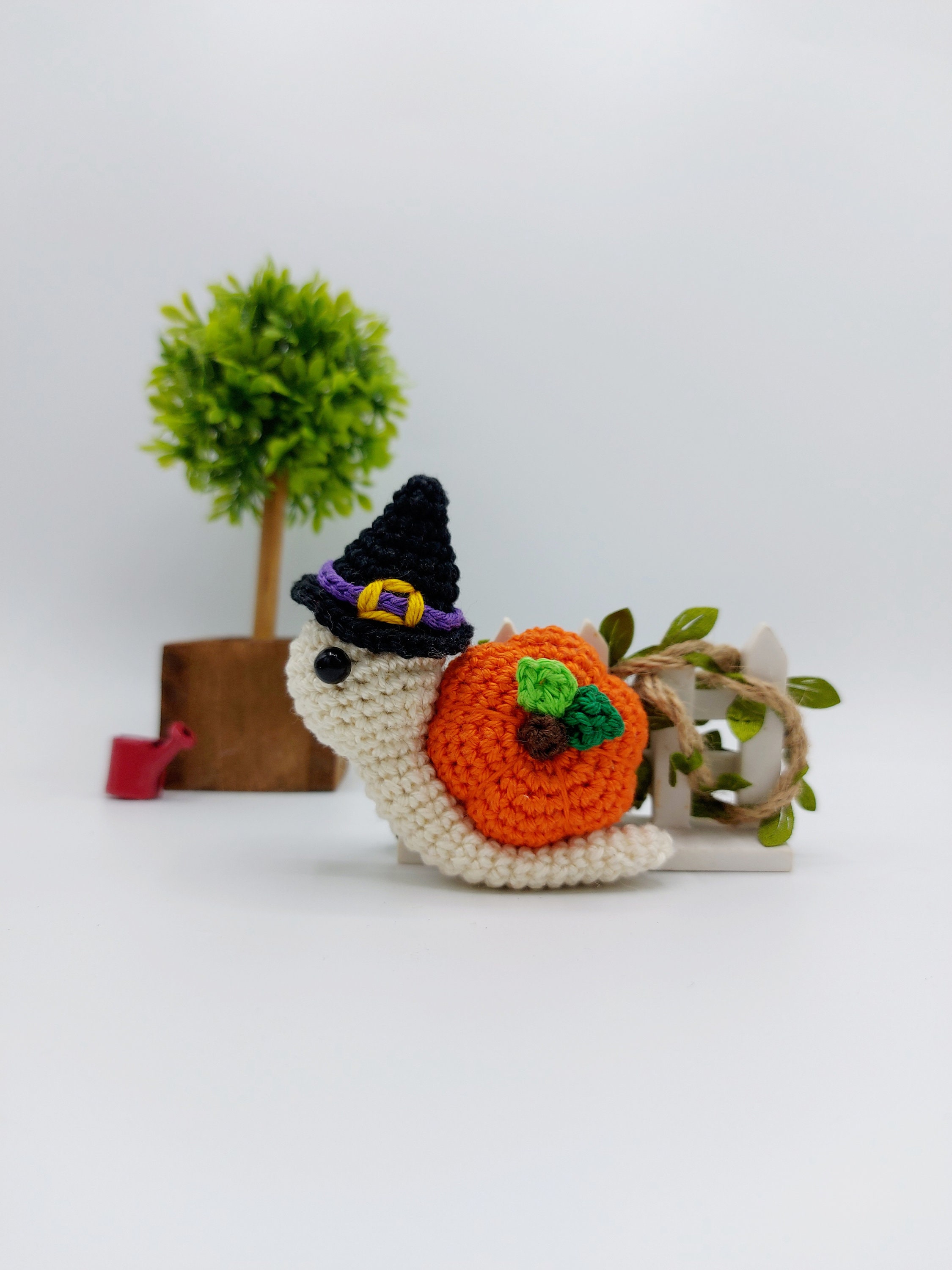 PATTERN: Pumpkin Snail Crochet Pattern Amigurumi Crochet - Etsy