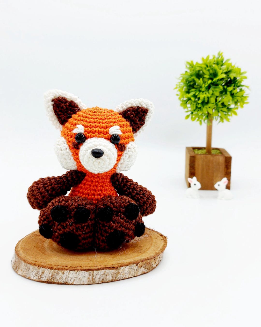 PATTERN: Crochet Red Panda Pattern, Amigurumi Crochet Pattern, Pam, the ...