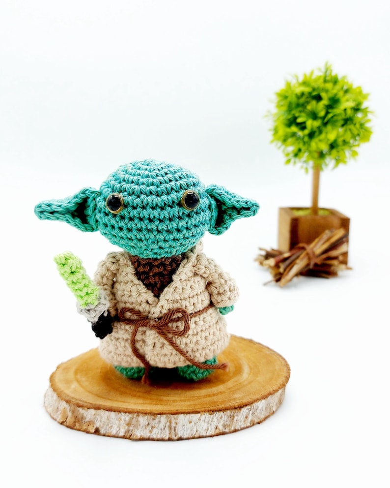 PATTERN: Amigurumi Pattern Yoda, Crochet Pattern Yoda, Star Wars Yoda ...