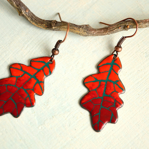 Autumn Oak Leaf Fall Autumn Leaves Rust Claret Autumn - Etsy