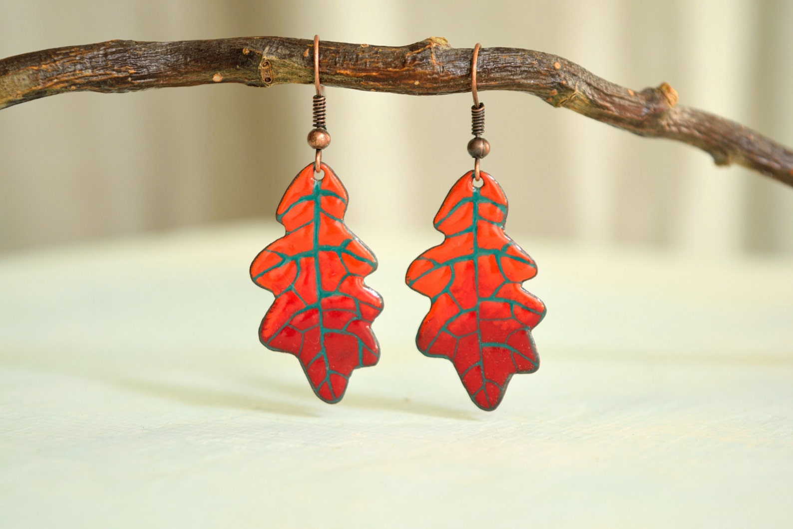 Autumn Oak Leaf Fall Autumn Leaves Rust Claret Autumn - Etsy