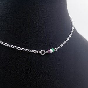 Genderqueer Pride Flag Jewellery Set. LGBTQ Necklace and Bracelet ...