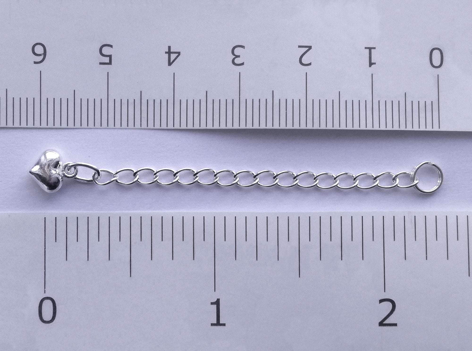 Sterling Silver Extension Chain 925 Silver Chain Extension | Etsy