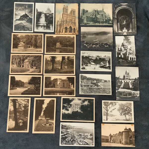 French Postcards - Etsy