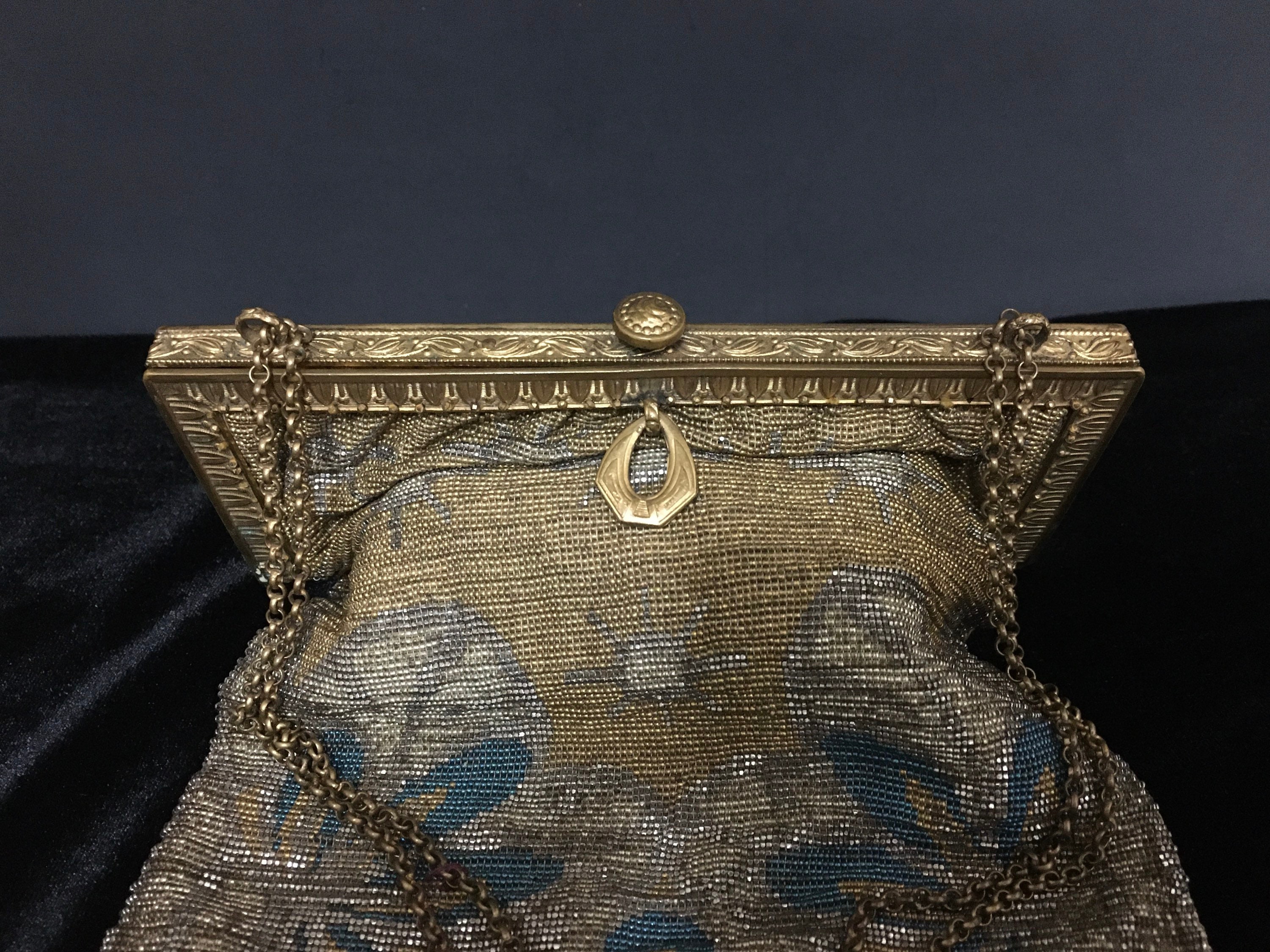 Antique 1900s Steel Cut Beaded Purse Handbag Adjustable Hand - Etsy