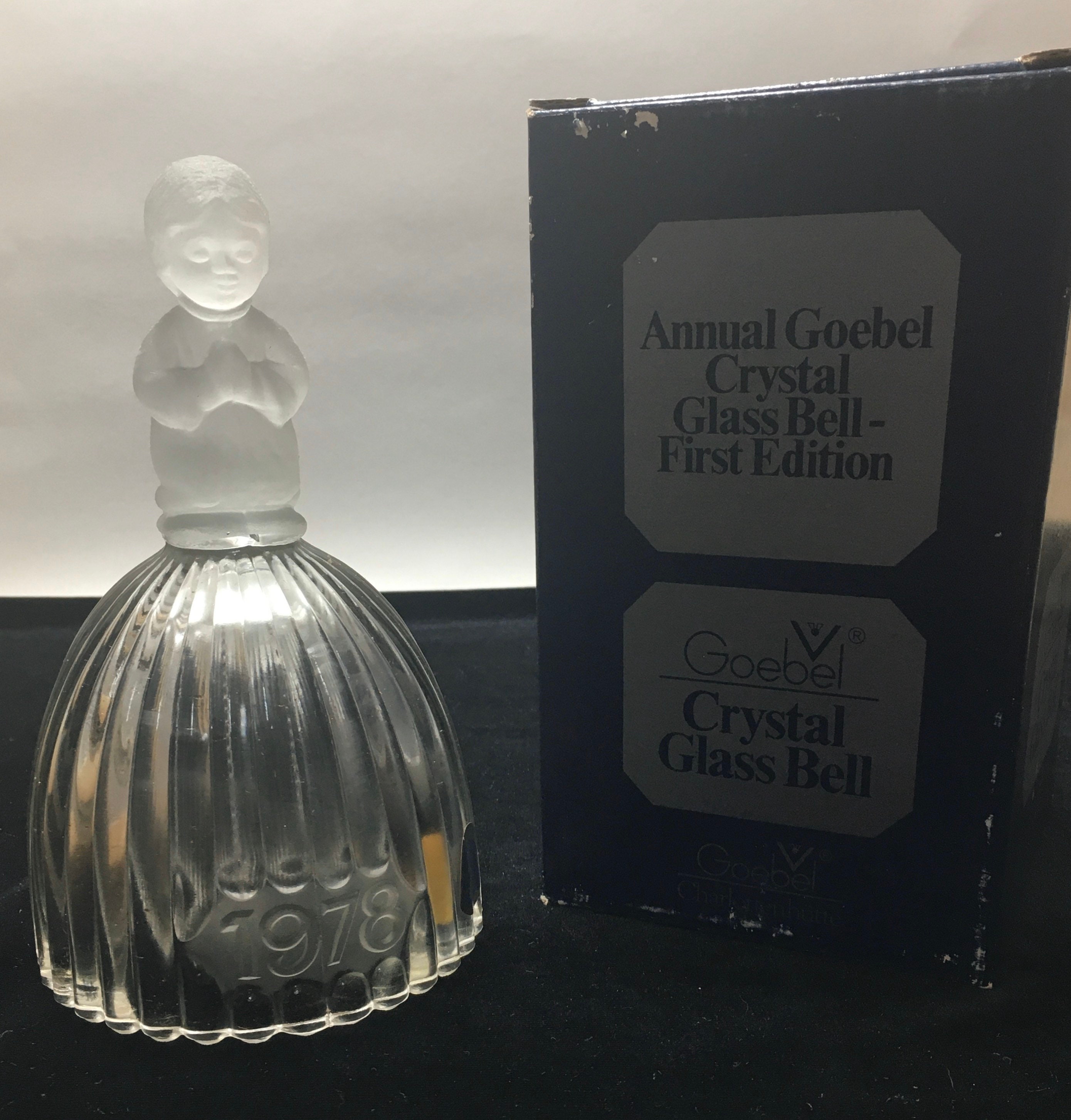 1978 First Edition Goebel Crystal Glass Bell Original Box | Etsy
