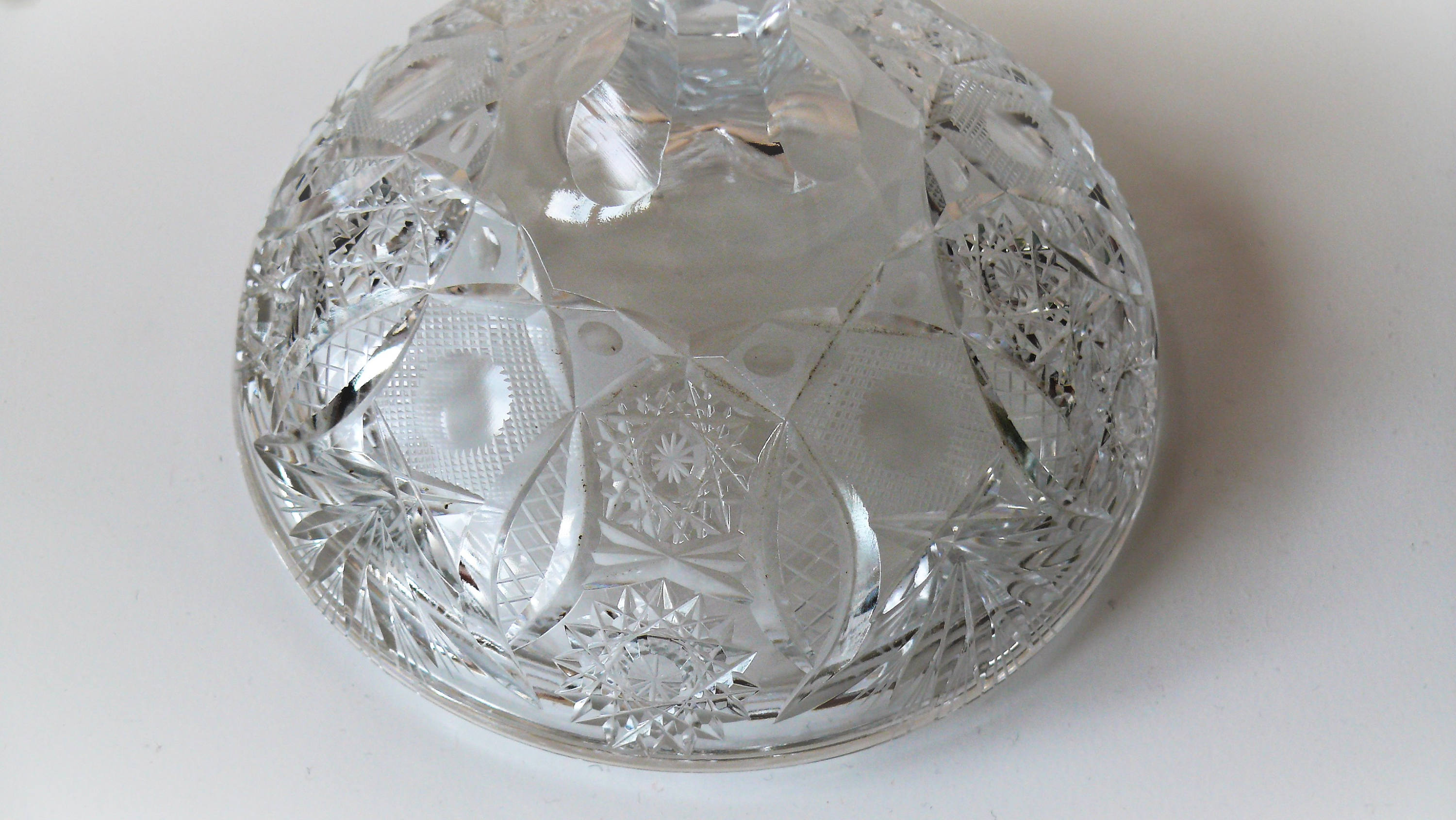 Elegant Vintage Cut Glass Bonboniere Lead Crystal Bonboniere | Etsy