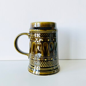 Vintage Colditz Ceramic Beer Mug, East German Colditzer Earthenware ...
