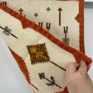 Vintage Mid Century Hand Woven Wool Tapestry From Eva Nemeth ...