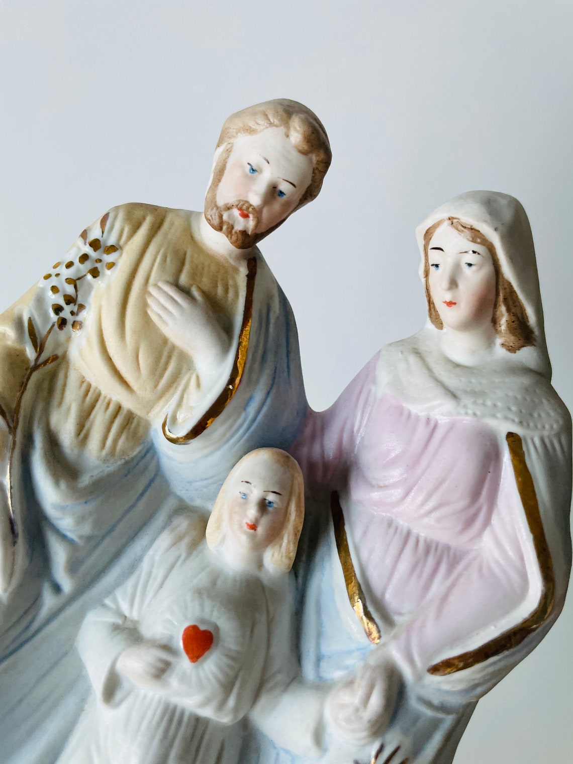 Antique Bisque Porcelain Figurine,nativity Scene Ornament Vintage ...