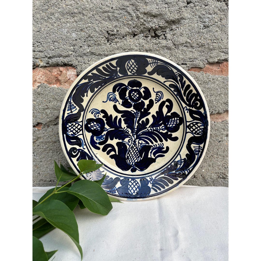 Vintage Korond Earthenware Folk Art Ceramic Handpainted Wall Hanging ...