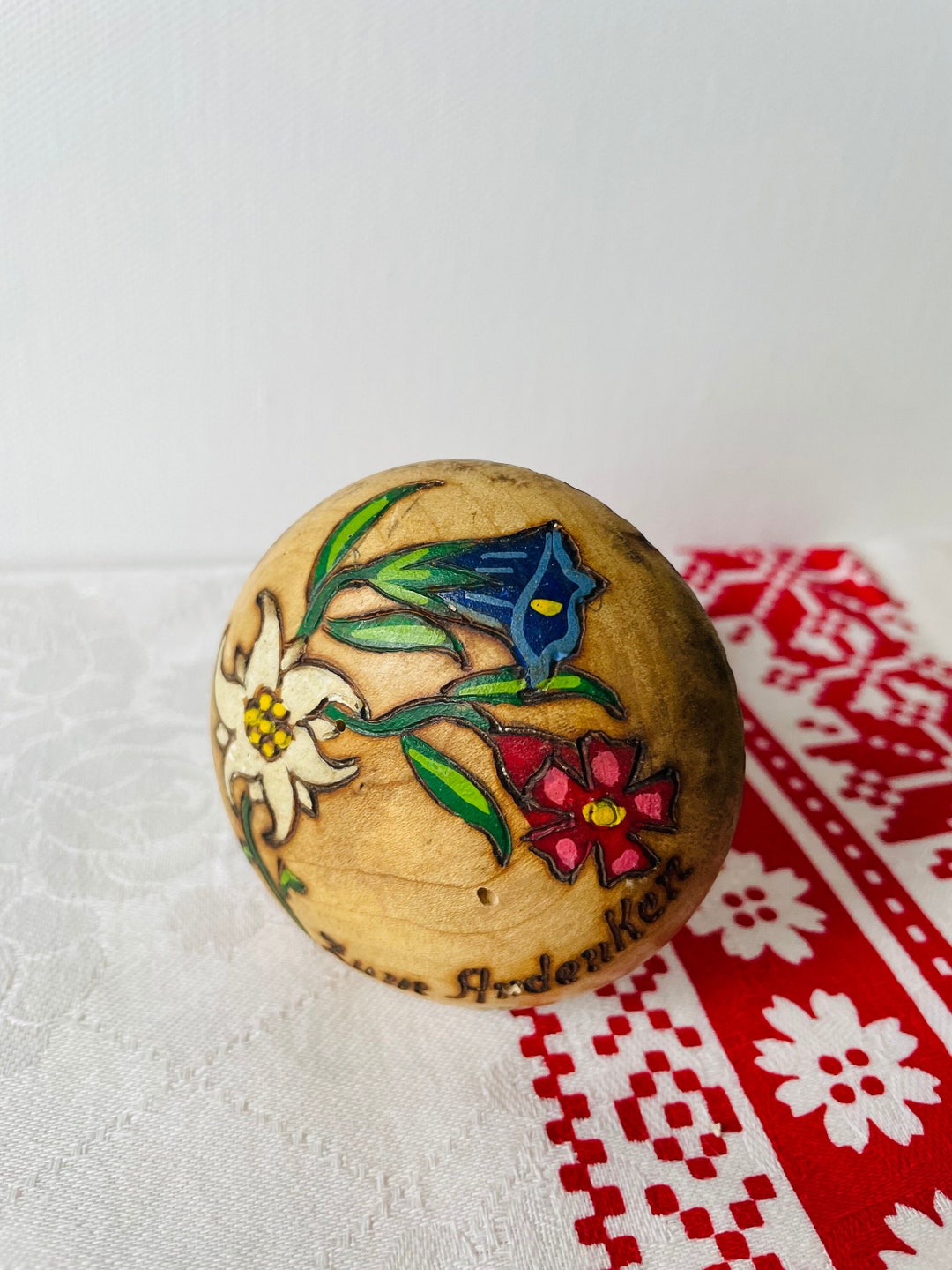 Vintage Wooden Darning Mushroom, Vintage Collectible Sewing Instrument ...