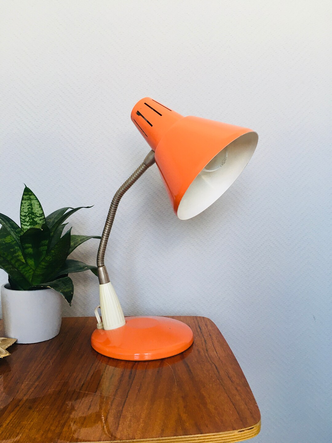 Vintage Desk Lamp, Student Table Lamp, Mid Century Europe Design, Art ...