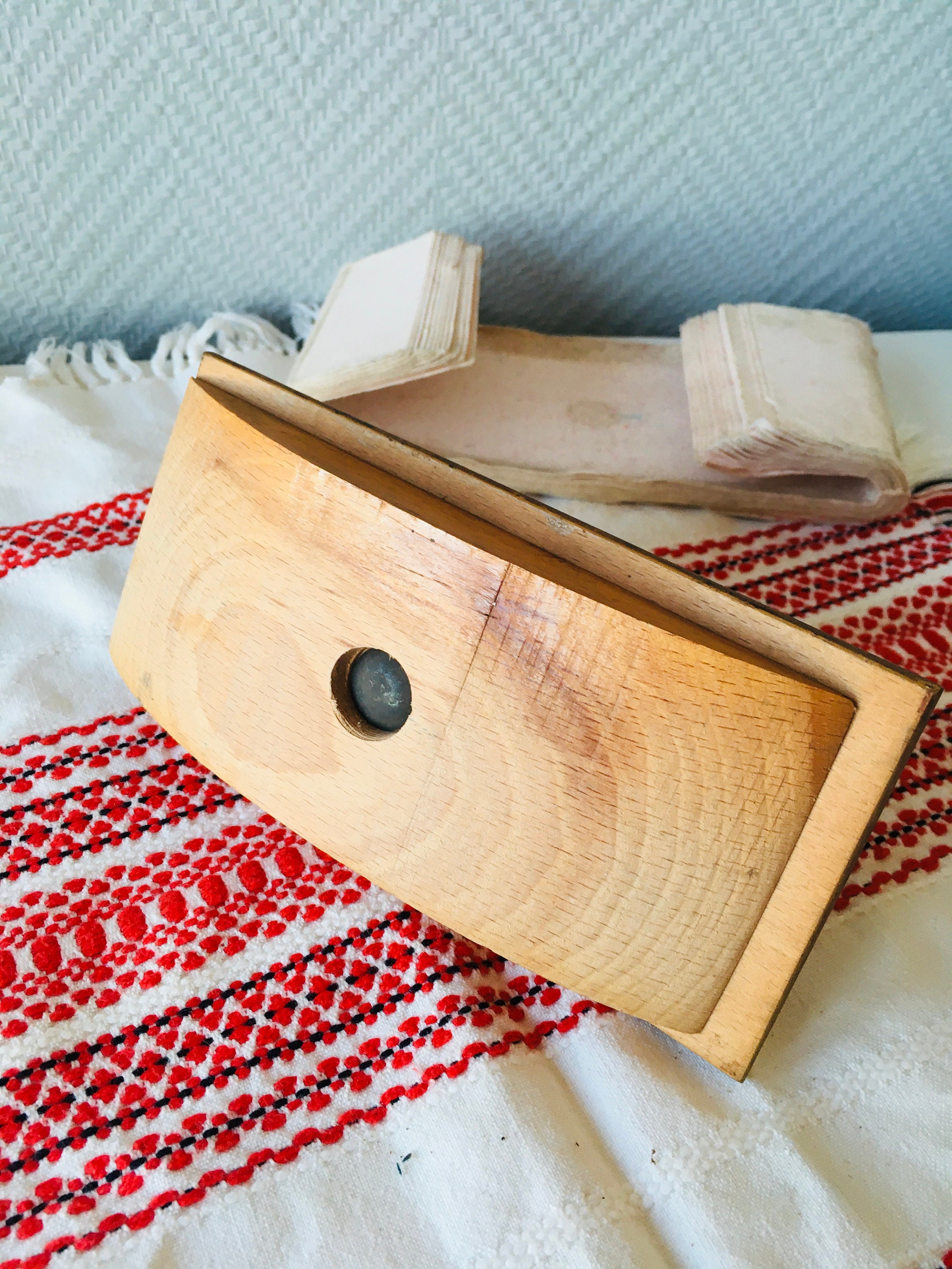 Vintage Wooden Ink Blotter Rocking Ink Dryer 1960s Ink | Etsy