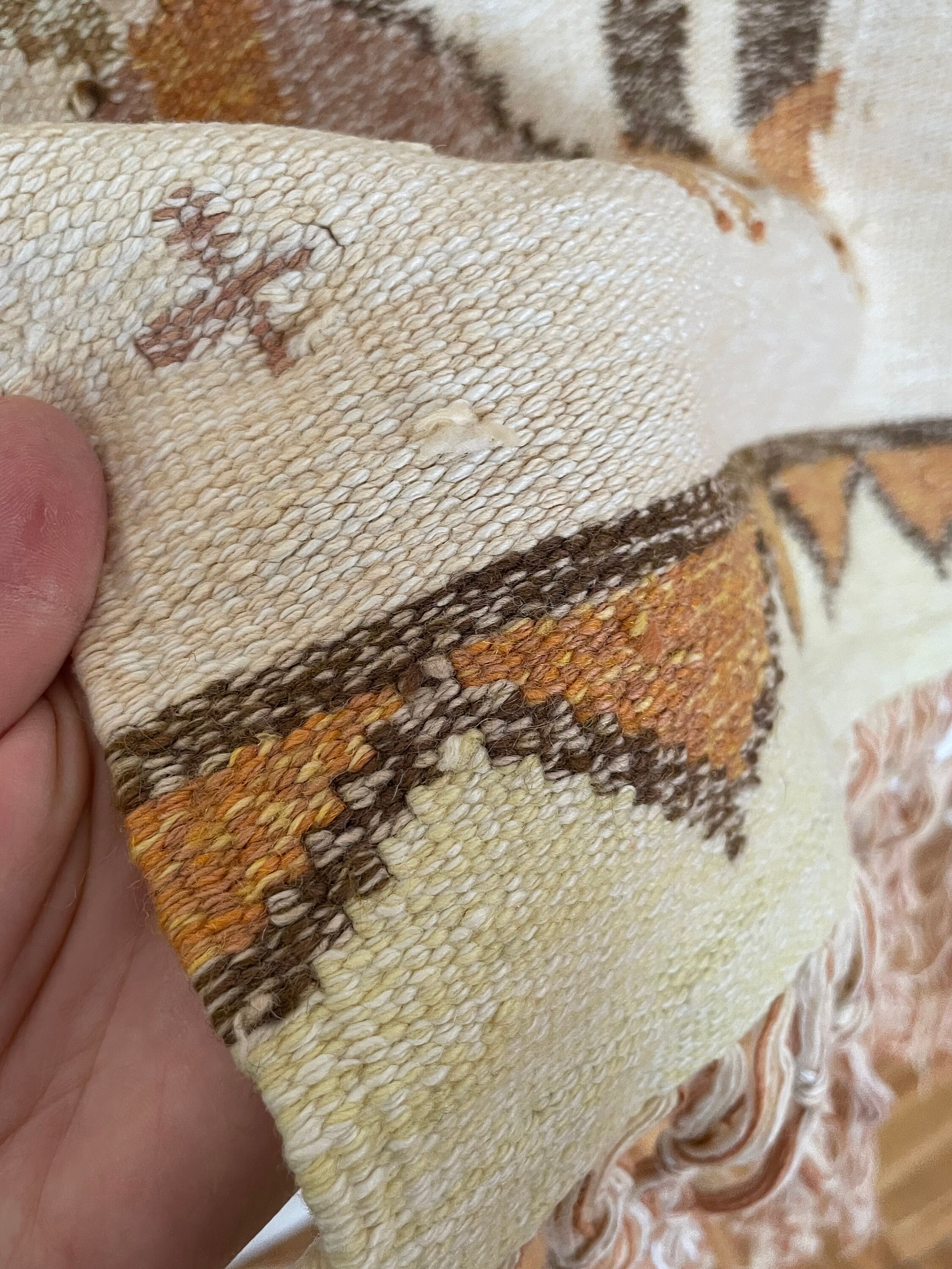 Mid Century Wall Tapestry Man and Woman Eva Nemeth Design - Etsy