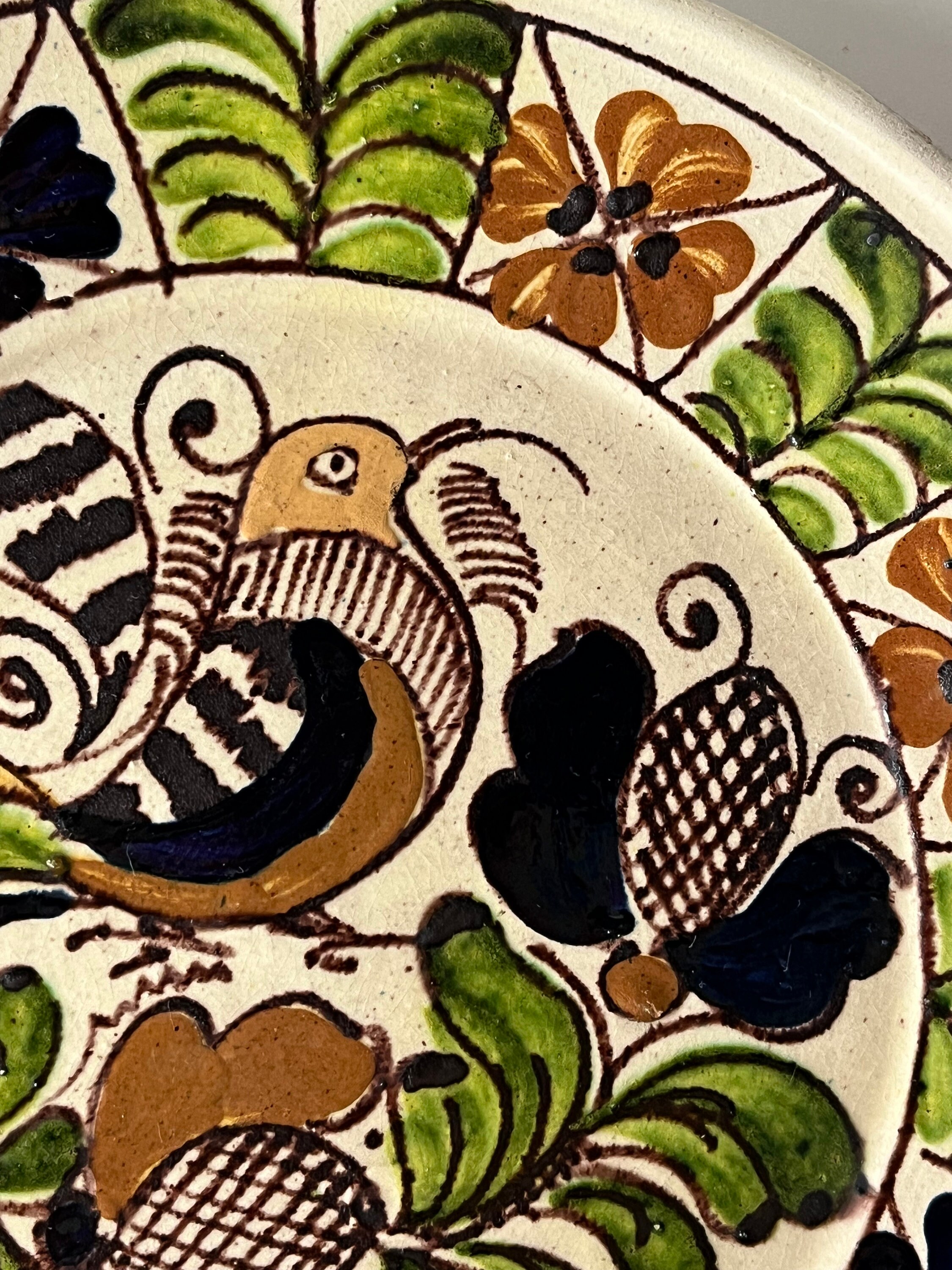 Vintage Transylvania 20th Century Earthenware Korond Peasant Wall ...