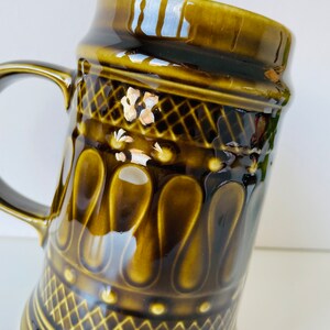 Vintage Colditz Ceramic Beer Mug, East German Colditzer Earthenware ...