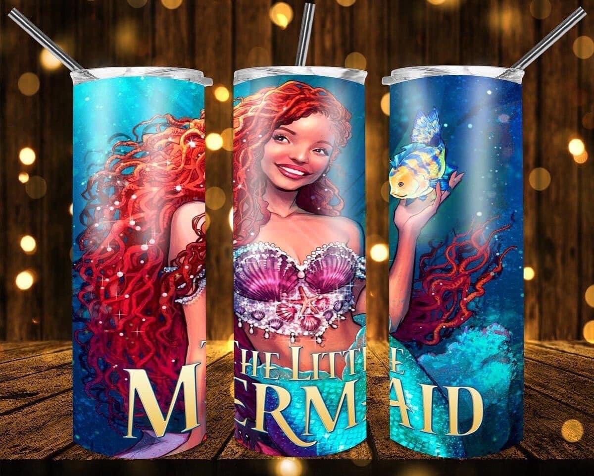 Disney Themed the Little Mermaid Sublimation Tumbler - Etsy
