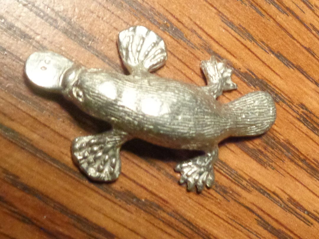 Vintage Silver Platypus Figurine Rare 3 Inches Long Estate Item - Etsy