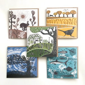 Nature Inspired Greetings Cards - Set of 10 - Etsy