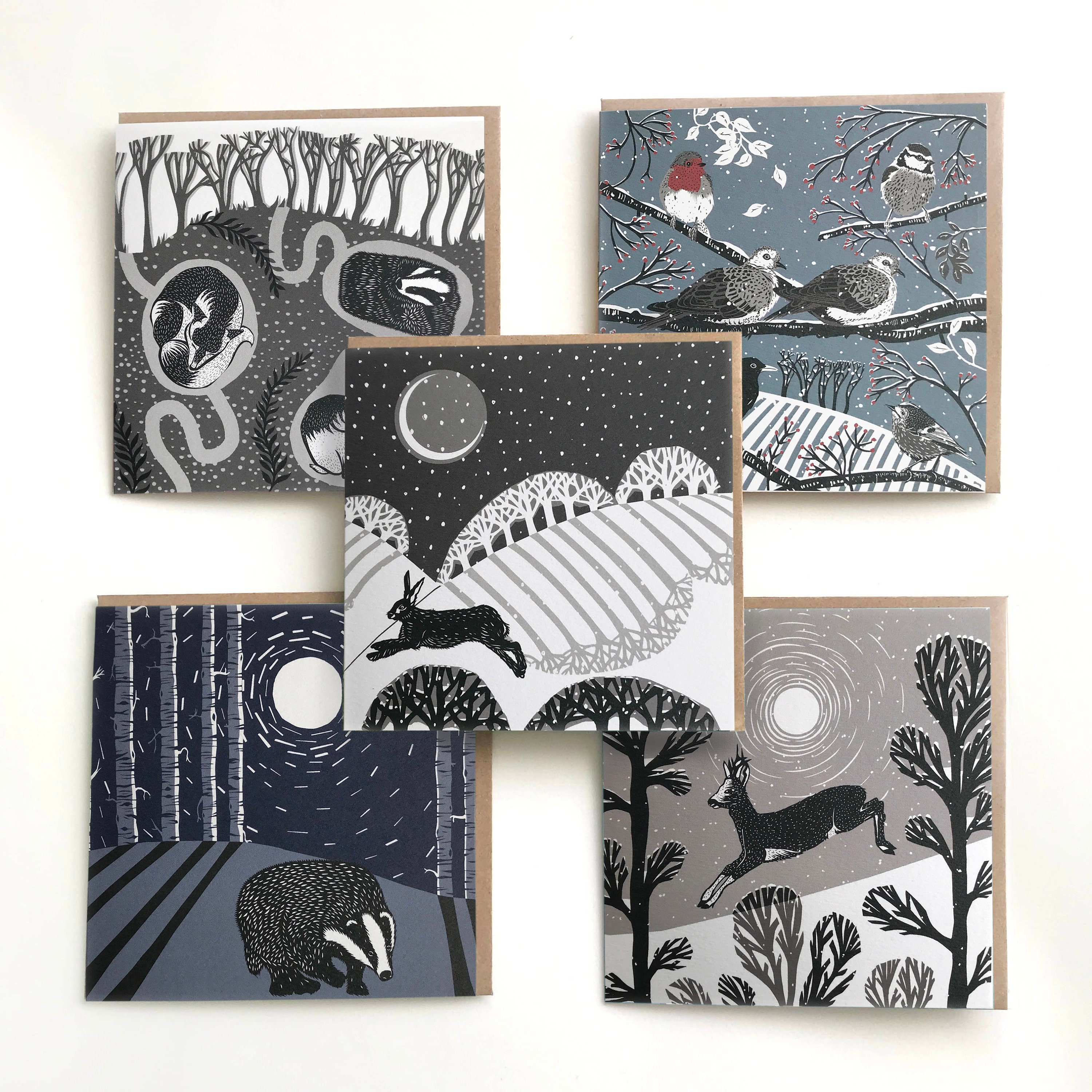 Nature Inspired Greetings Cards - Set of 10 - Etsy