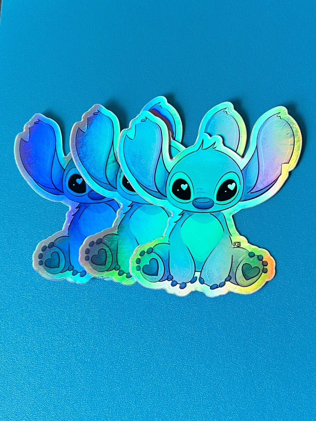 Holographic Die Cut Vinyl Stitch Sticker, Experiment 626 Sticker ...